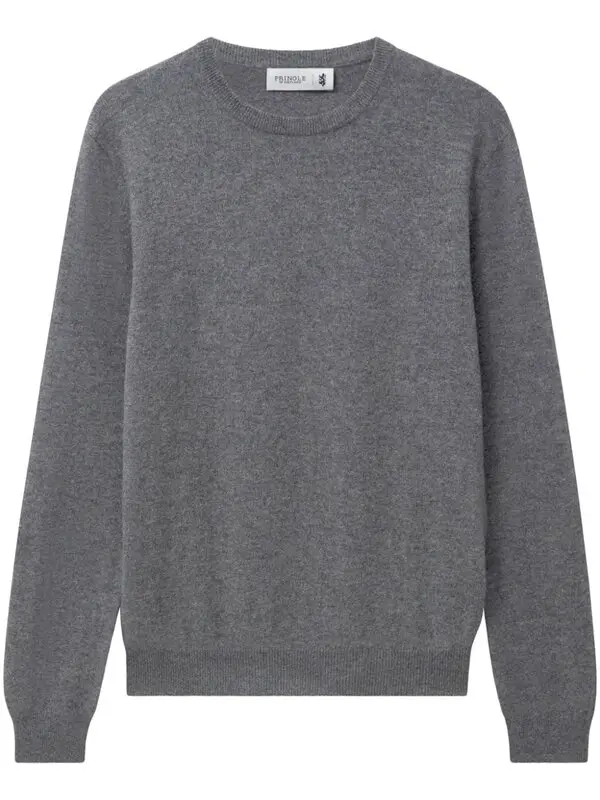 Pringle Of Scotland Round-neck Cashmere Jumper - Grey