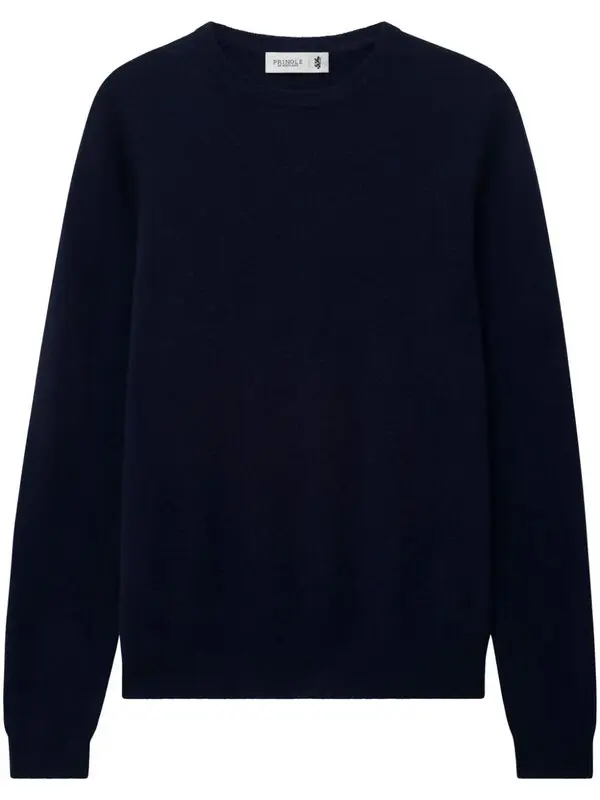 Pringle Of Scotland Round-neck Cashmere Jumper - Blue