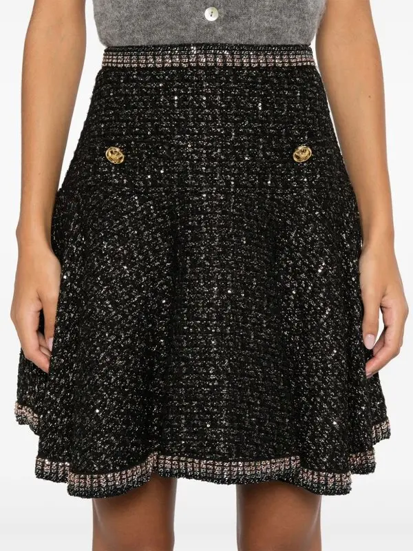 Giambattista Valli Tweed Mini Skirt