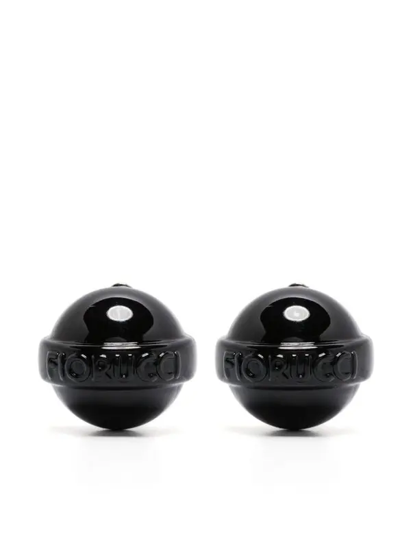 Fiorucci Mini Lollipop Clip-on Earrings - Black