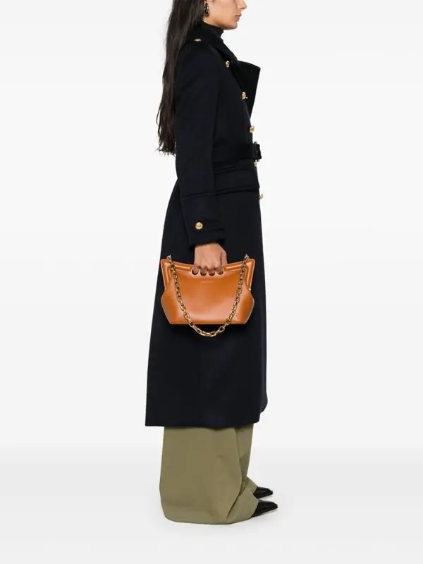 Alexander McQueen The Peak Small Shoulder Bag - Brown