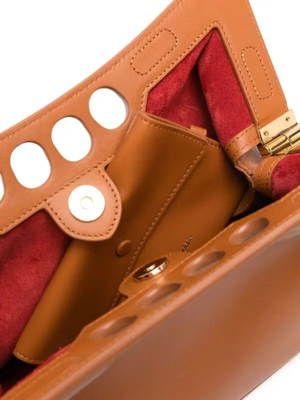 Alexander McQueen The Peak Small Shoulder Bag - Brown