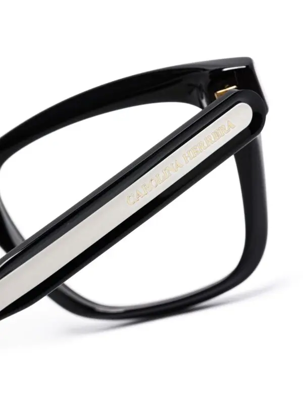 Carolina Herrera Square Frame Glasses - Black