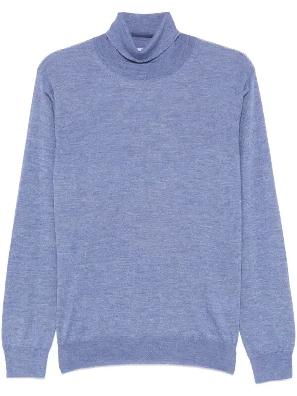 CRUCIANI Roll-neck Sweater - Blue