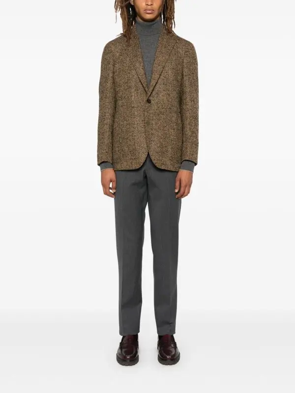 ROTA Pressed-crease Tailored Trousers - Grey