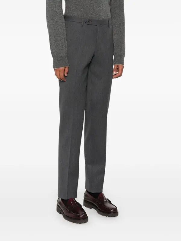 ROTA Pressed-crease Tailored Trousers - Grey