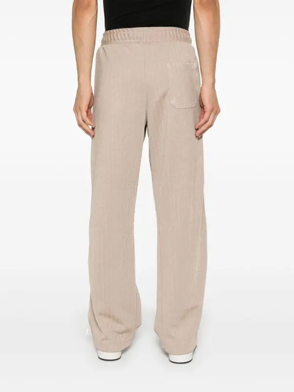 GOLDEN GOOSE Logo-print Track Pants - Neutrals