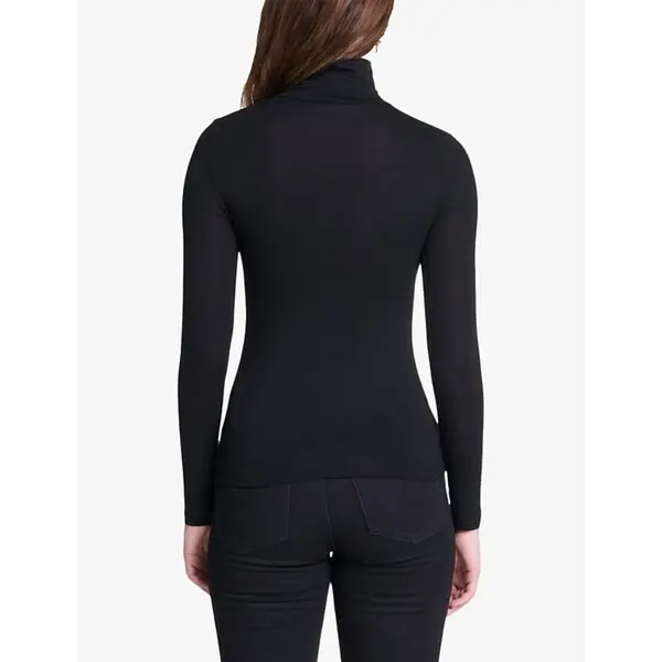 Maje Roll-neck Stretch-jersey Top