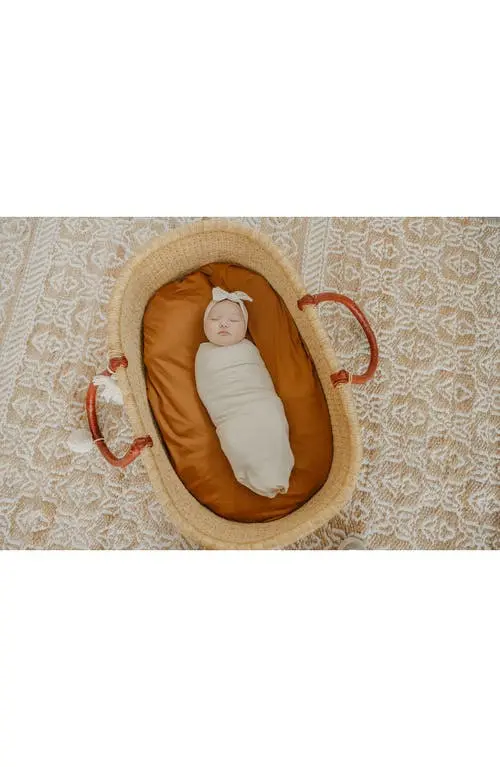 COPPER PEARL Moonstone Rib Swaddle Blanket