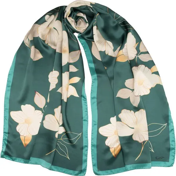ELIZABETTA Laurasilk Scarf/shawl For - Green