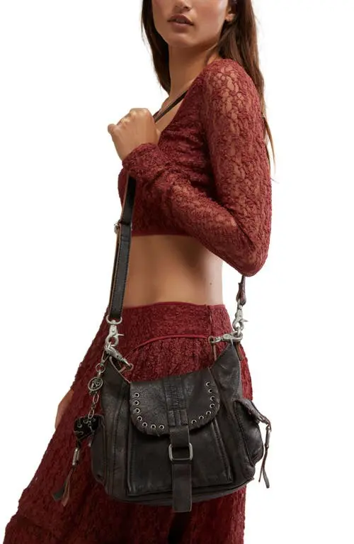 Free People We The Free Baby Leigh Leather Crossbody Bag