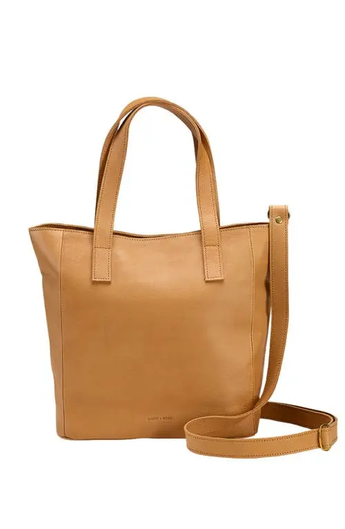 SAREP + ROSE Maral Daily Tote Bag - Camel And White