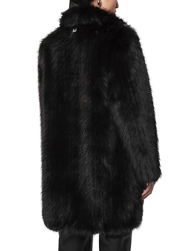 Apparis - Women's Pamela Faux Fur Coat - Noir 