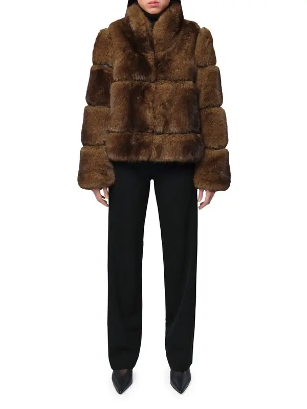 Apparis Sai Faux- Fur Coat - Mink