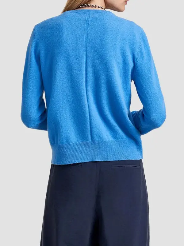 LA LIGNE Cashmere Cardigan - Cerulean