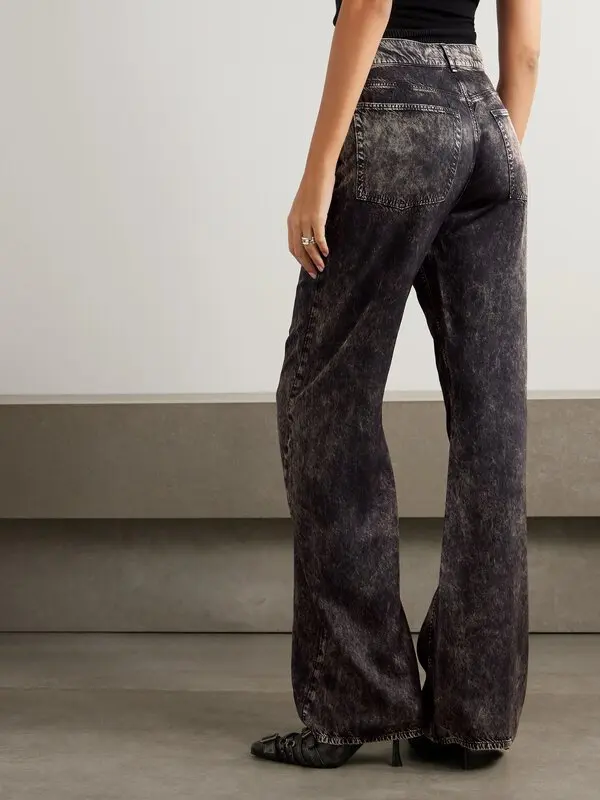 Acne Studios Faded Twill Straight-leg Trousers