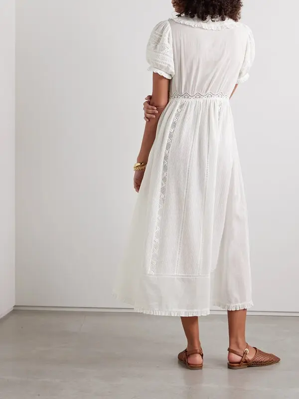 chinese dress ladies Dokotoo Womens Spring Dresses V Neck Lace Trim Casual Dress for Women 2026  Trendy Long Puff Sleeve Wedding Guest Dresses Tassel Belt Elastic Waist  Pink Casual Hawaiian Dress Small at Amazon Women's main image 1