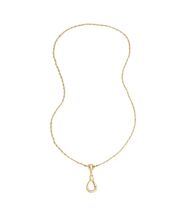 MARLA AARON Small True Lover's Knot 18-karat Necklace - Gold