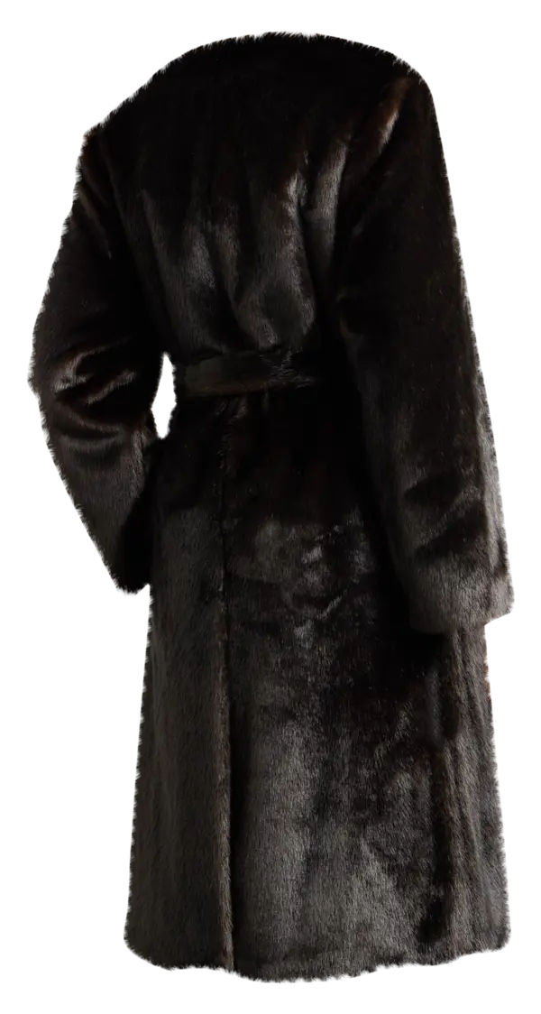 loulou de saison - Aritao Belted Faux Fur Coat