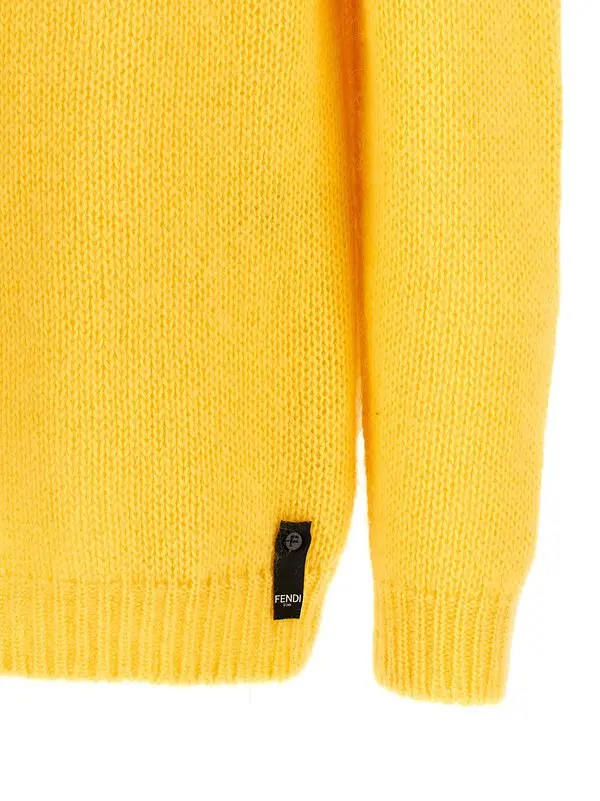 Fendi Mohair Sweater In Yellow - 18% Off | Editorialist