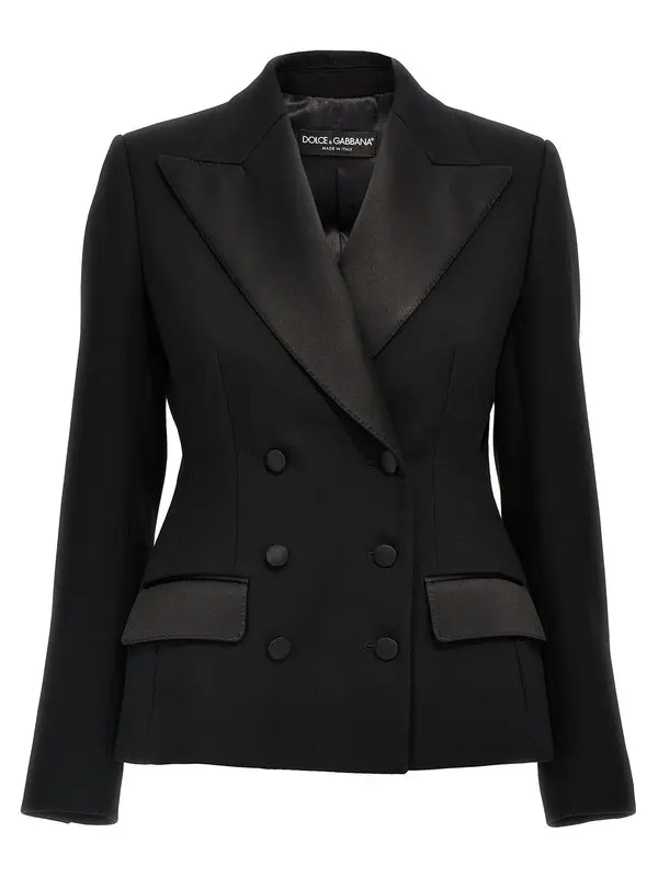 Dolce & Gabbana Dolce' Tuxedo Blazer - Black