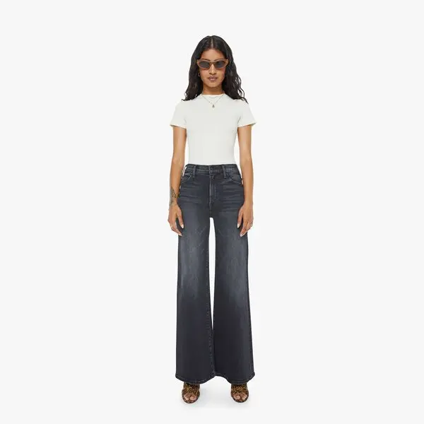 MOTHER Petites The Lil Hustler Roller Sneak Jeans