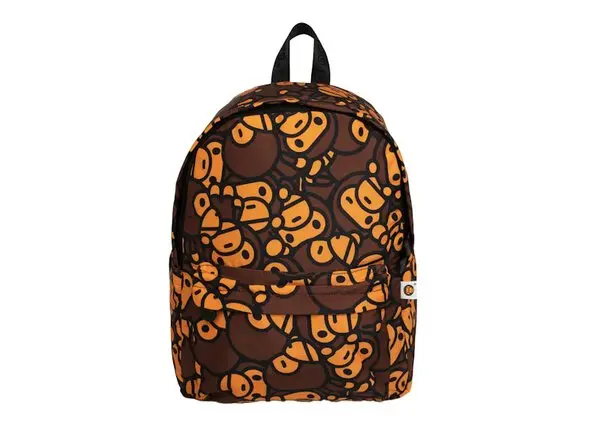 A BATHING APE Baby Milo Backpack - Brown