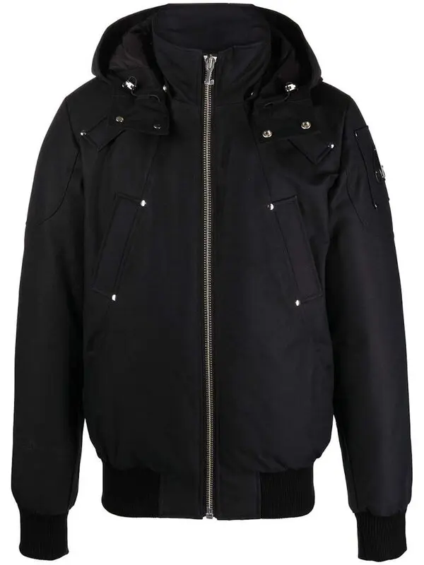 Moose Knuckles Original Ballistic Bomber - Black