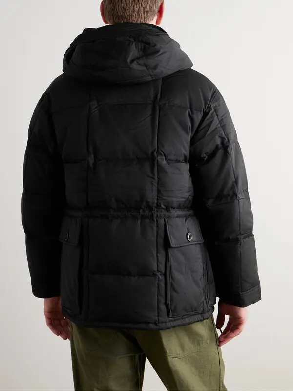 FRIZMWORKS Karakoram Quilted Cotton-blend Hooded Down Jacket