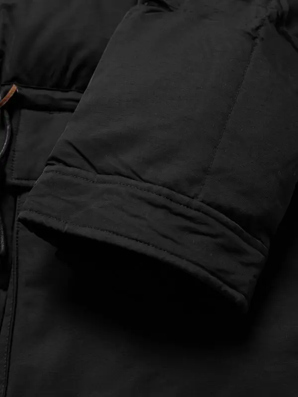 FRIZMWORKS Karakoram Quilted Cotton-blend Hooded Down Jacket