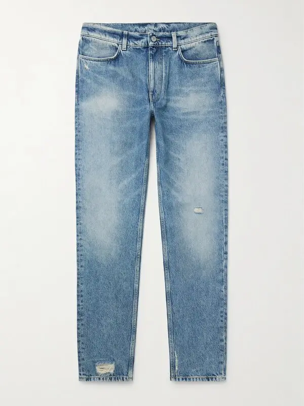 Givenchy Straight-leg Distressed Jeans