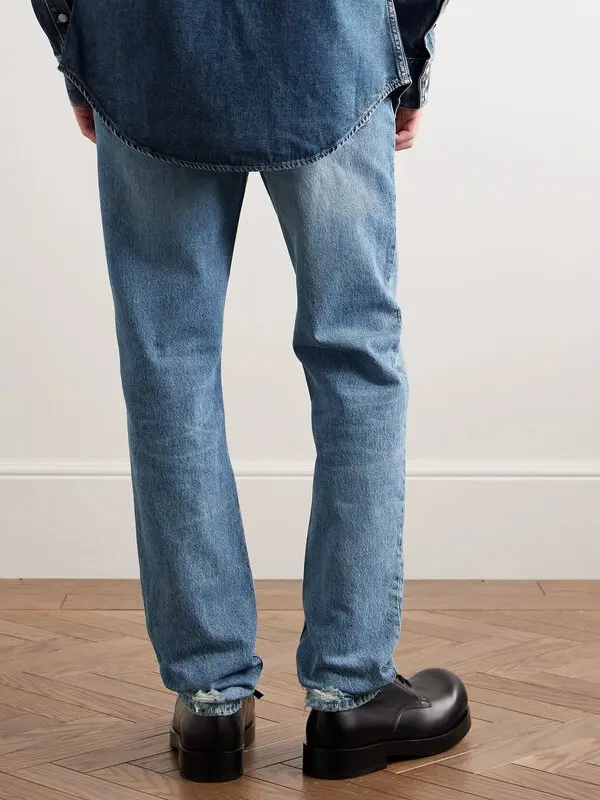 Givenchy Straight-leg Distressed Jeans