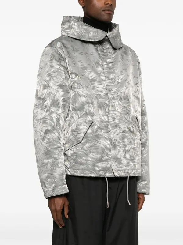 Givenchy Cat-Jacquard Jacket - Grey | Editorialist