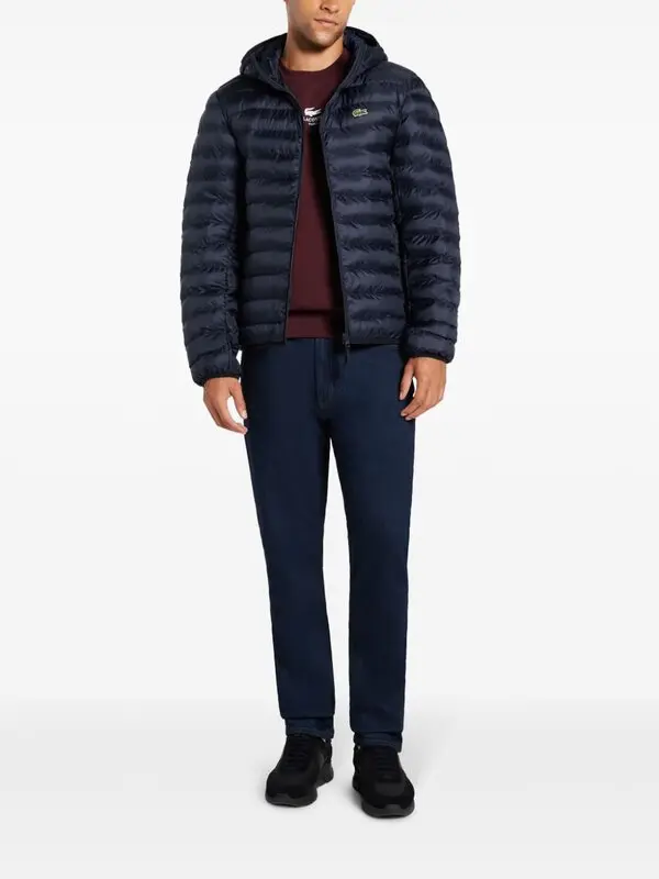 Lacoste Water-repellent Padded Jacket - Blue