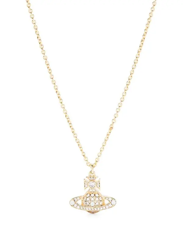 VIVIENNE WESTWOOD Carmela Bas Relief Necklace - Gold