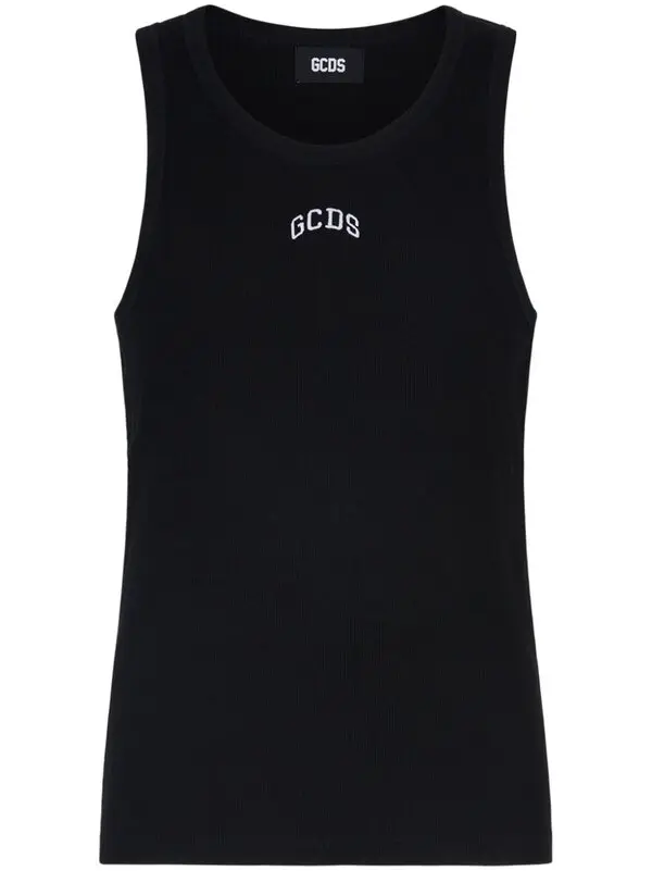 Gcds Logo-print Tank Top - Black
