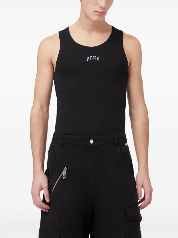 Gcds Logo-print Tank Top - Black