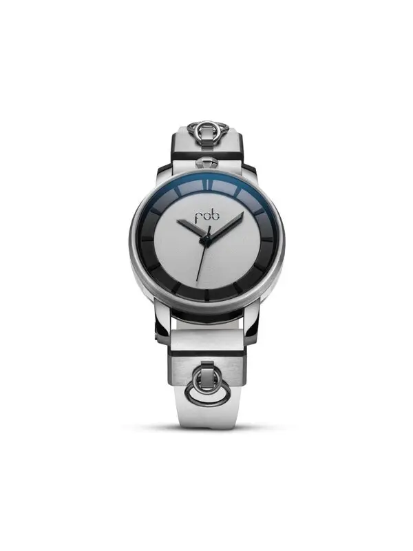 FOB PARIS R360 Glass 36mm Watch - Silver