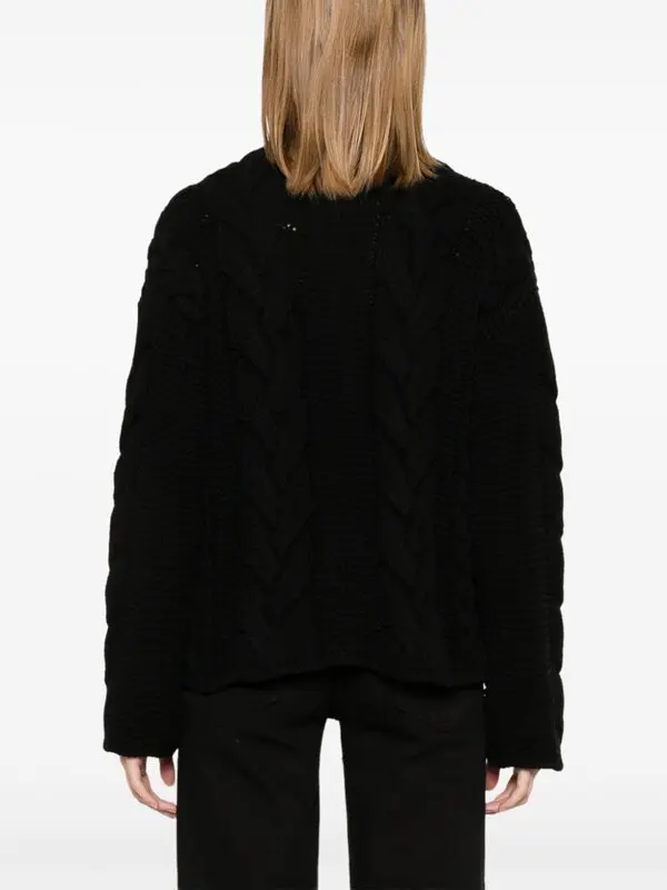 La DoubleJ Portrait Cardigan - Black