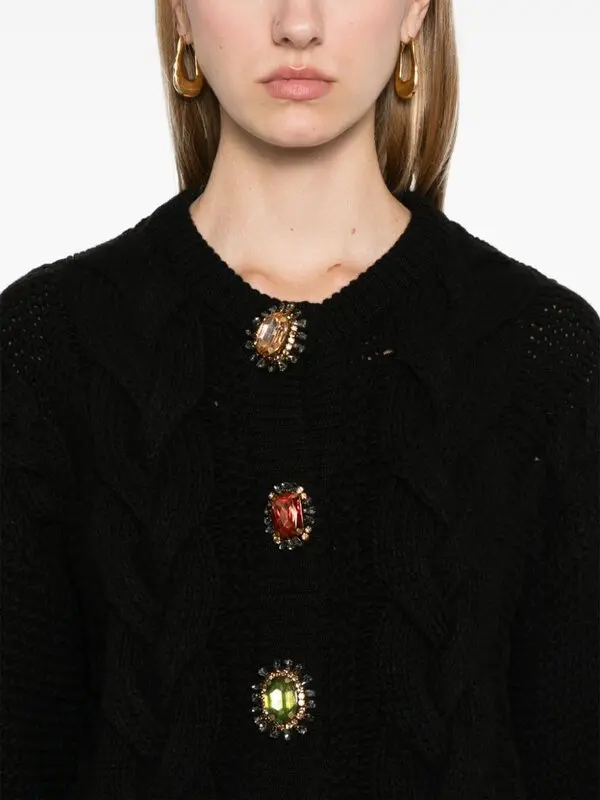 La DoubleJ Portrait Cardigan - Black