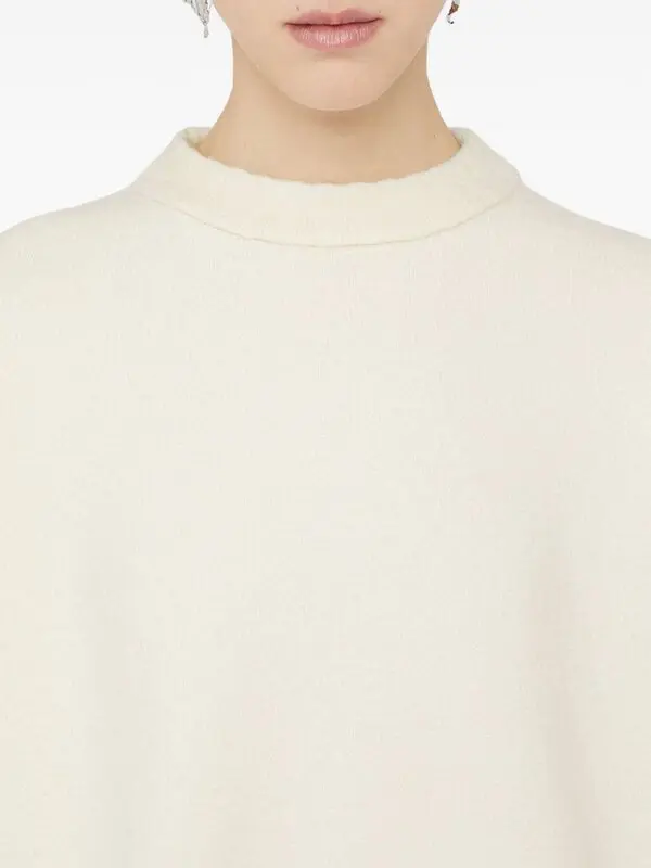 JIL SANDER Frayed-edge Fine-knit Jumper