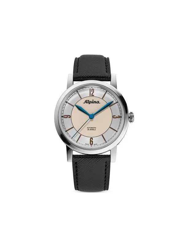 ALPINA Heritage Automatic 38mm Watch - Silver