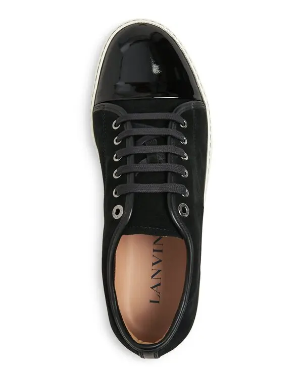 LANVIN Dbb1 Sneakers In Corduroy - Black