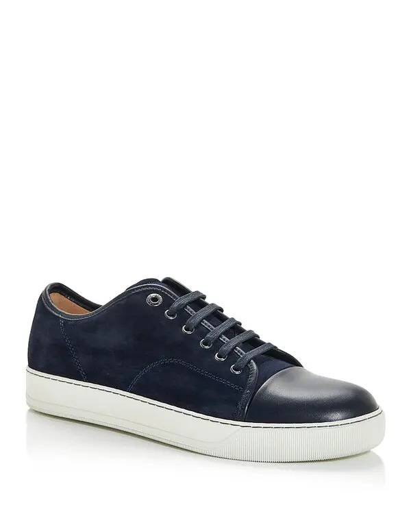 LANVIN Dbb1 Corduroy Sneakers - Navy Blue