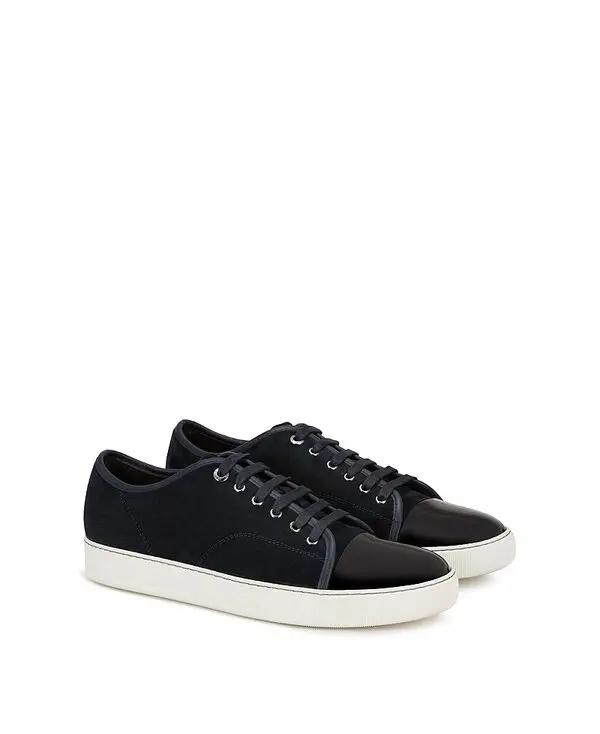 LANVIN Dbb1 Corduroy Sneakers - Navy Blue