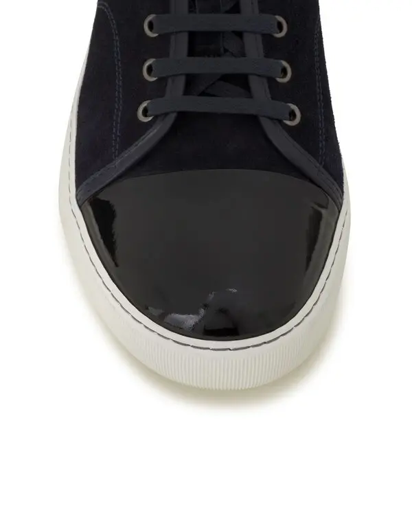 LANVIN Dbb1 Corduroy Sneakers - Navy Blue