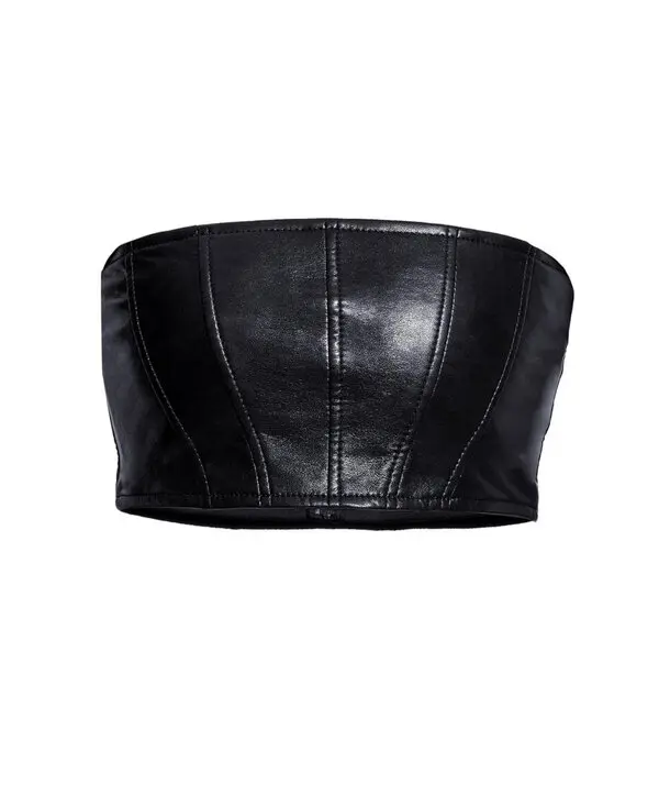 AS By DF Magra Recycled Leather Top