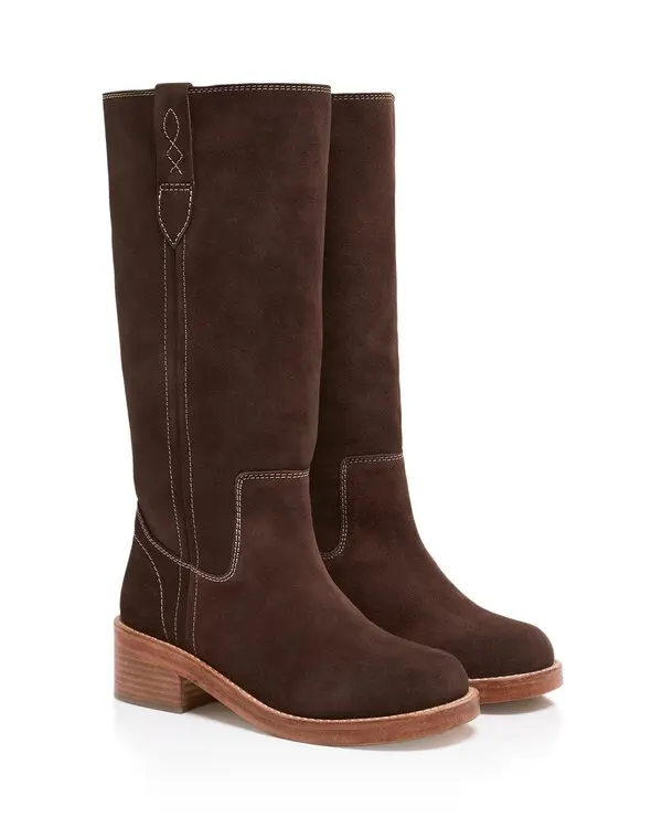 Free People Blaze Block Heel Boots - Weathered