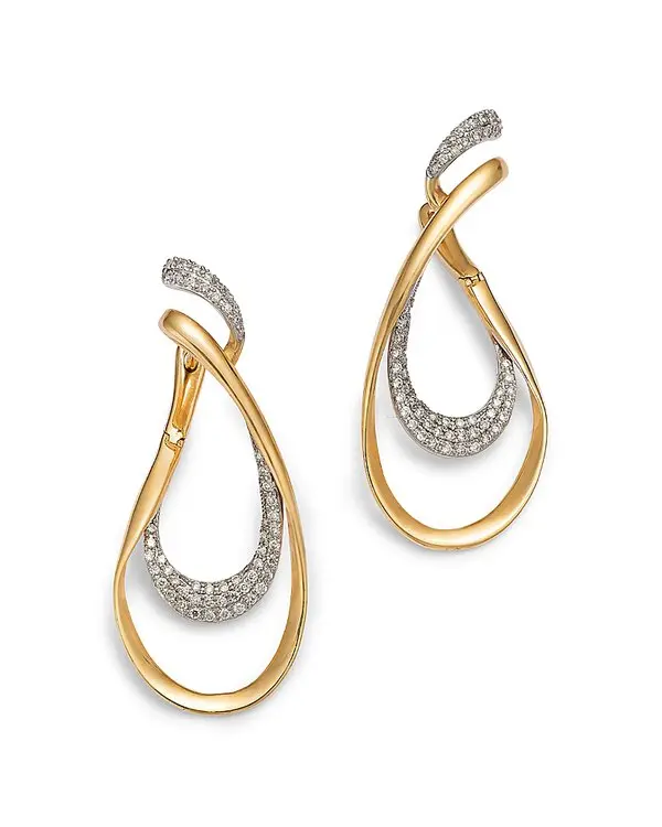 Bloomingdale'S 14k Yellow Diamond Drop Earrings - Gold