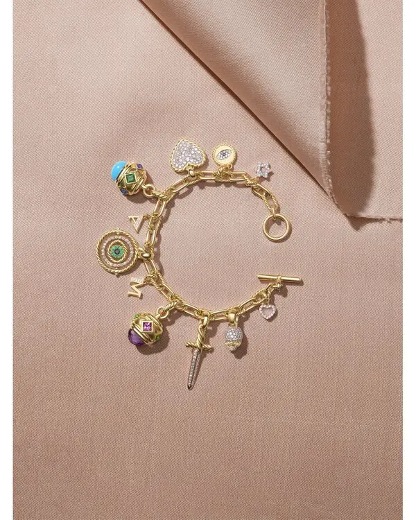 David Yurman Dy Madison Toggle Chain Bracelet - Gold